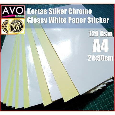 Jual Stiker Kertas Cromo A4 Glossy - Kilap Chrome Paper Sticker 21x30 ...