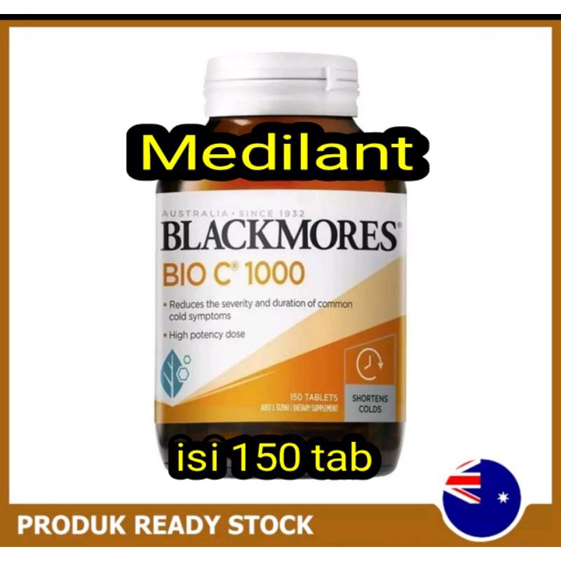 Jual Vitamin C blackmores.. Bio C 1000 blackmores 150tab asli | Shopee ...