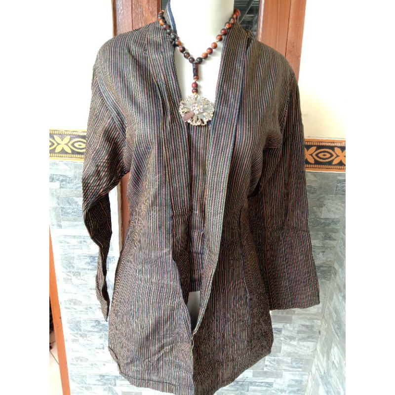 Jual Kutu baru/Baju lurik/Kebaya baju lurik/adat jawa/tradisi | Shopee Indonesia