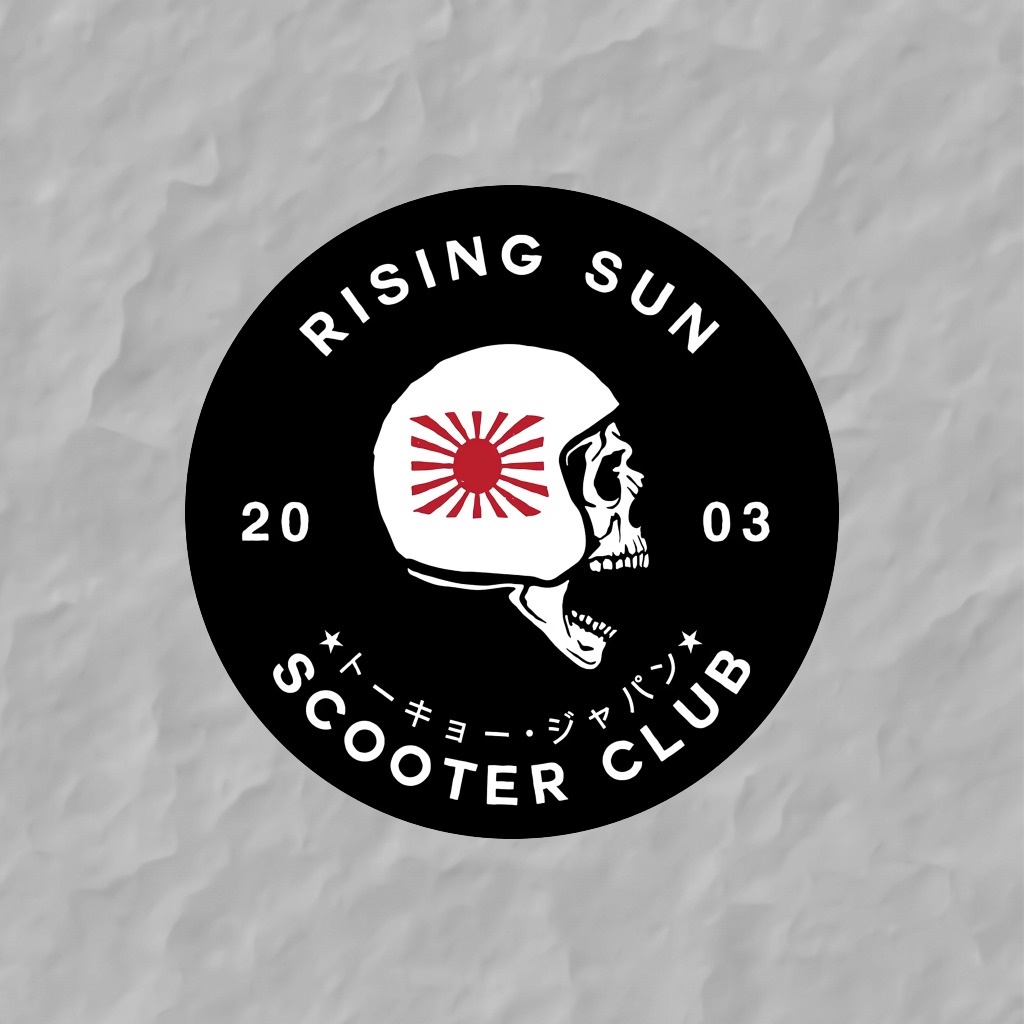 Jual Sticker RISING SUN| Sticker Motor | Sticker Vespa | Shopee Indonesia