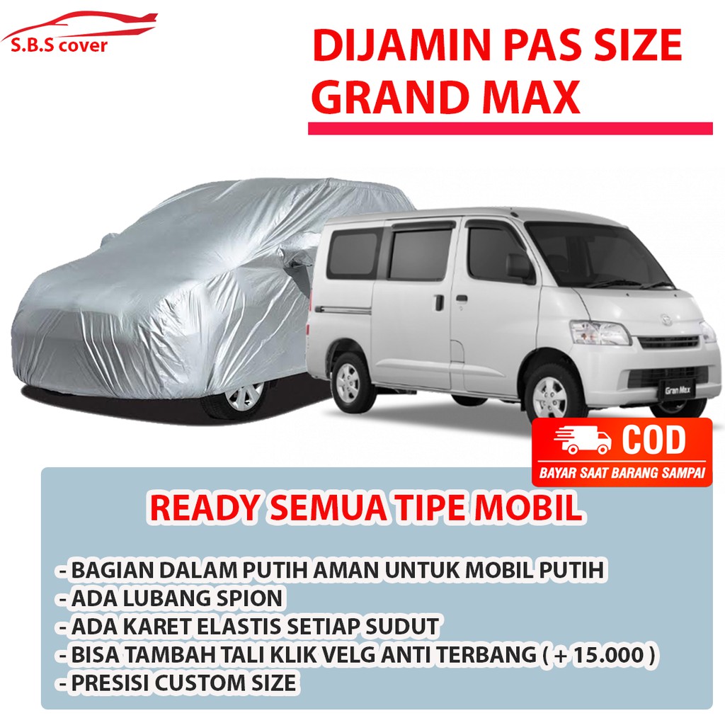 Jual Cover Mobil / Sarung Mobil Grand Max / GrandMax / Cover Mobil ...