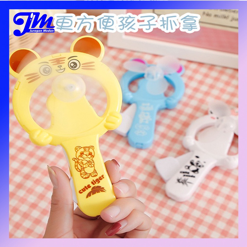 Jual Kipas Angin Mini Tangan Manual Tanpa Baterai Listrik Karakter Mini ...