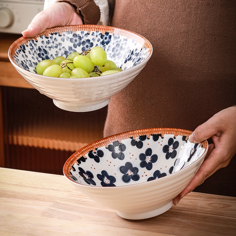 Jual Mangkuk Keramik Jepang 8 Inci Mangkuk Makan Keramik Japanese Style ...