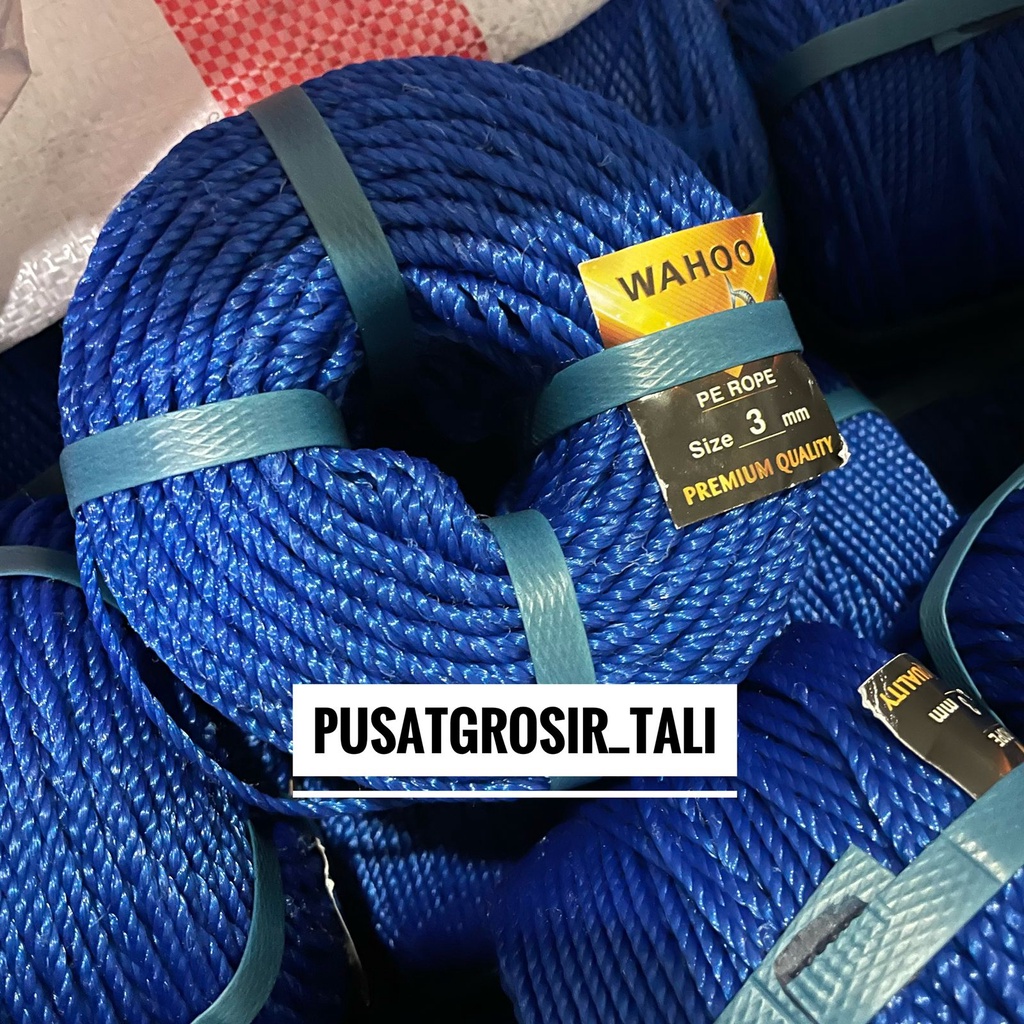 Jual Tali 3mm / Tali Tambang 3mm PE (1 BAL) ISI 50 ROLL | Shopee Indonesia