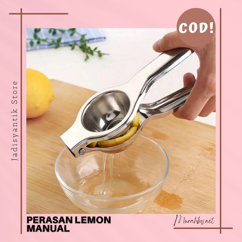 Jual Perasan Lemon Manual - Perasaan Jeruk Stainless Steel - Alat Peras ...