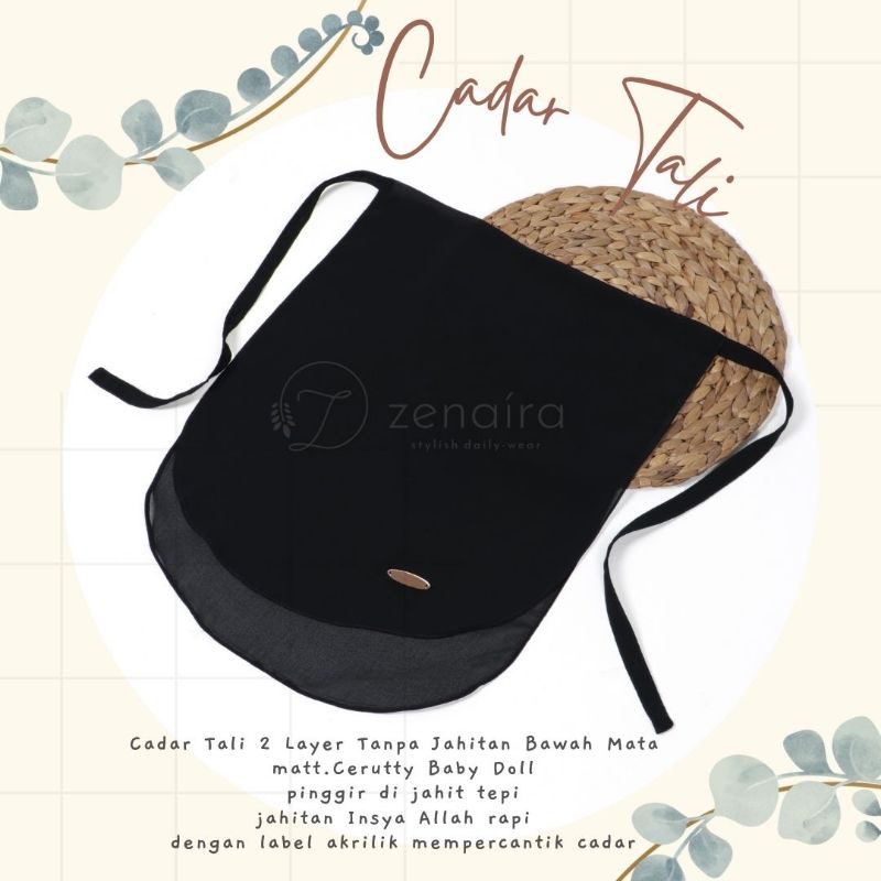 Jual Cadar Tali 2 Layer Tanpa Jahitan Bawah Mata | Shopee Indonesia