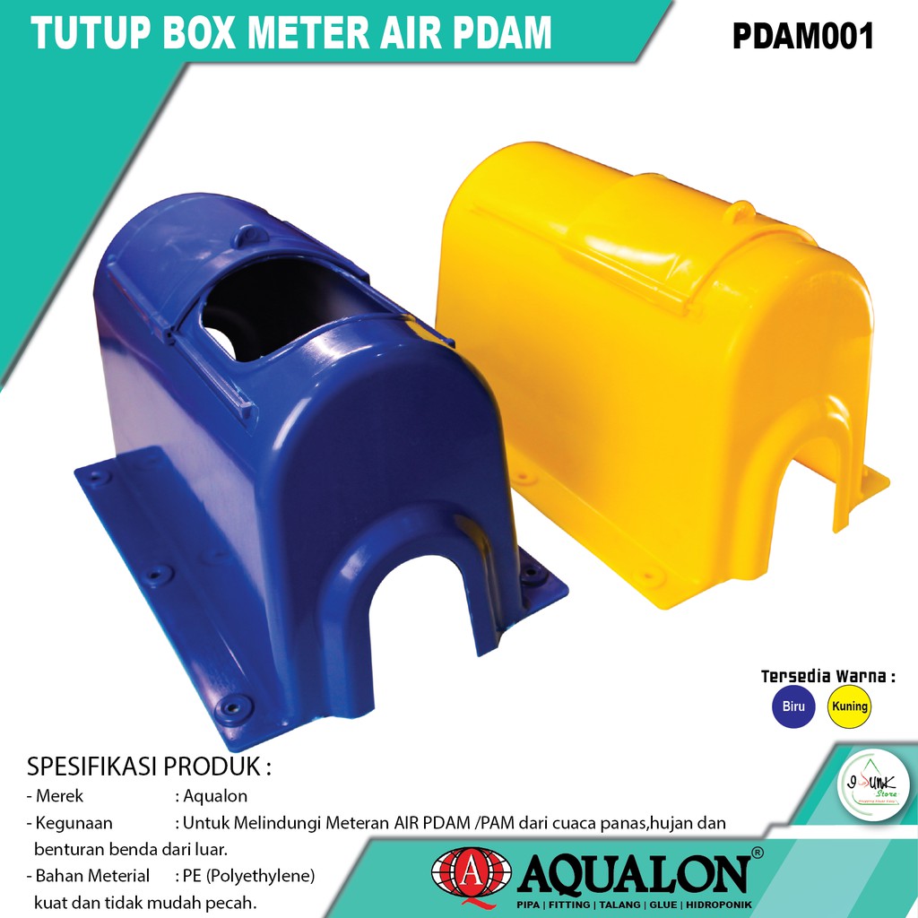 Jual TUTUP BOX METERAN AIR / BOX WATER METER COVER PDAM / PAM - AQUALON ...