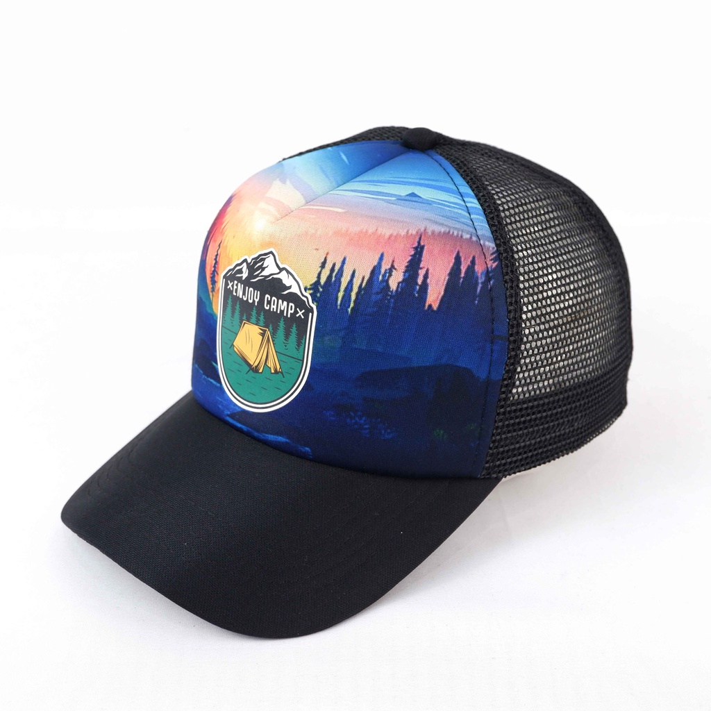 Jual Topi Trucker Pria Wanita - Topi Jaring Travel Distro Kualitas ...