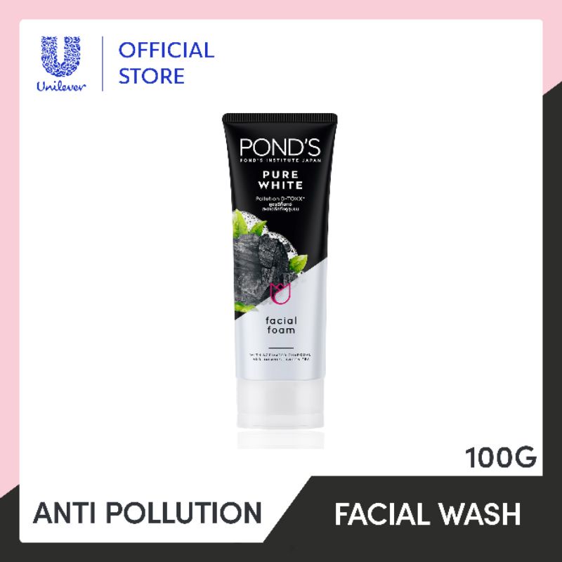 Jual Pond's Pure Bright Facial Foam 100gr Original Facial Wash | Shopee ...