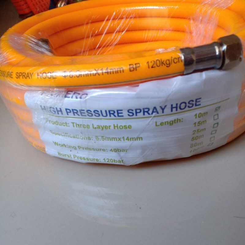 Jual SELANG KOMPRESOR 10 METER RRT /3 LAYER HIGH PRESSURE SPRAY HOSE ...