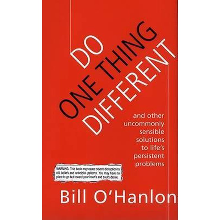 Jual Do One Thing Different: Ten Simple Ways to Change Your Life ...