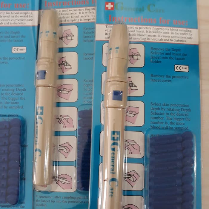 Jual Lancing devices pen lancet pen sampel darah autoclik peralatan ...