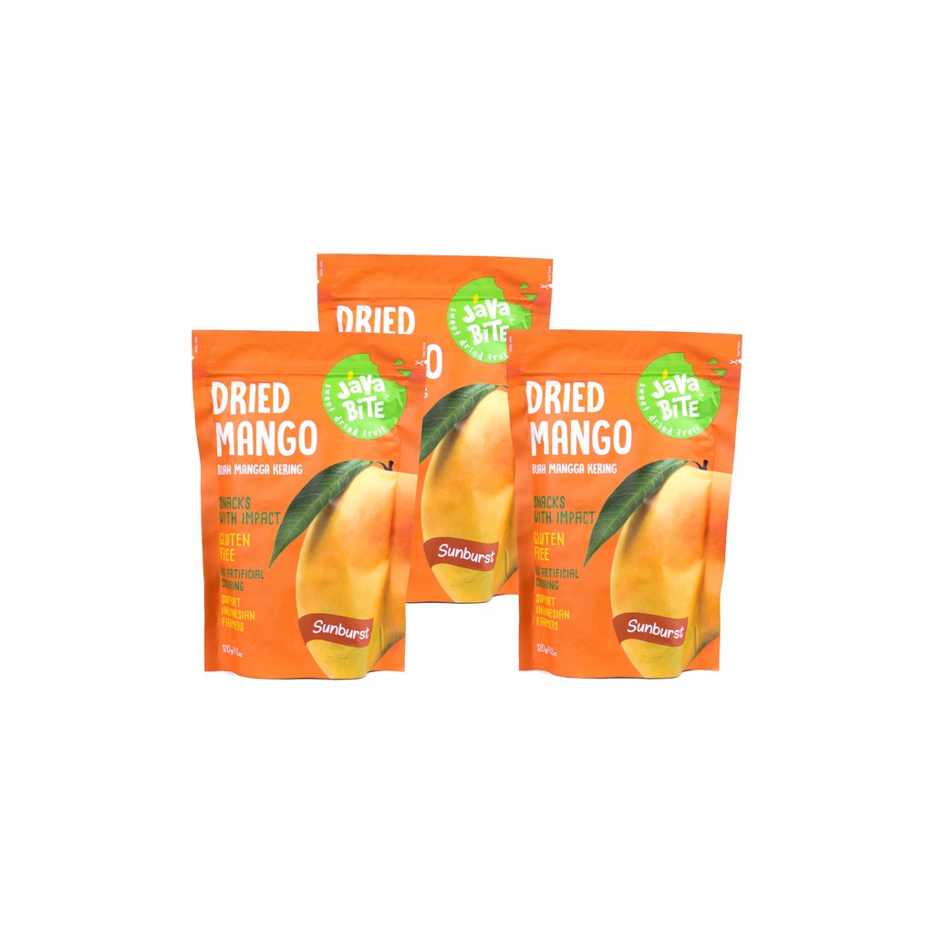 Jual 3pcs Java Bite - Dried Mango “Sunburst” (Mangga Podang Kering ...
