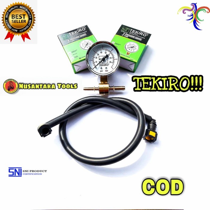 Jual stp Fuel Pump Tester Alat Cek Ukur Tekanan Pompa Bensin Minyak FPG ...