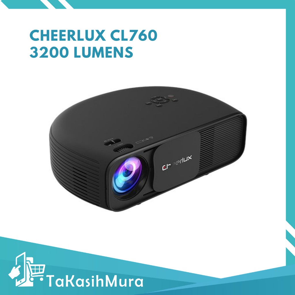 Jual LED Projector Cheerlux CL760 NEW Proyektor 3200 Lumens Anzi + TV ...