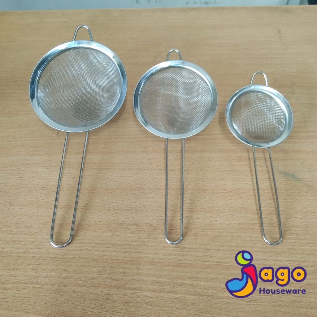 Jual Saringan Teh Stainless Ukuran 8, 10, 12 - Saringan Stenlis Steel ...
