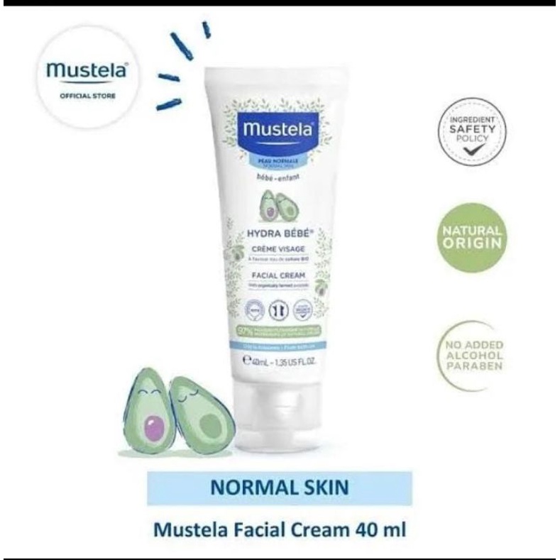 Jual Mustela Hydra Bebe Facial Cream atau Krim Muka baby 40ml | Shopee ...