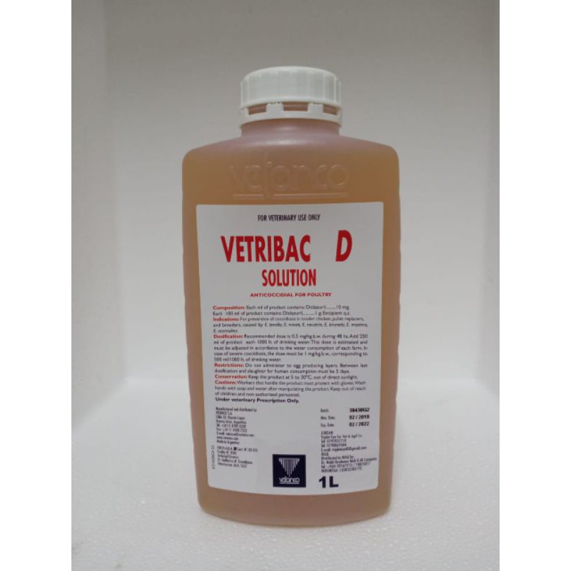 Jual Vetribac Liquid 1 Ltr | Shopee Indonesia