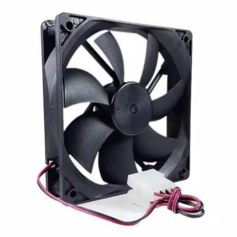 Jual FAN CASING PC BLACK HITAM NON RGB 12 CM | Shopee Indonesia