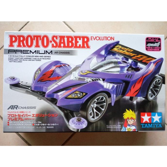 Jual Tamiya Proto Saber Evolution Premium AR Chassis 4WD Let's Go ...