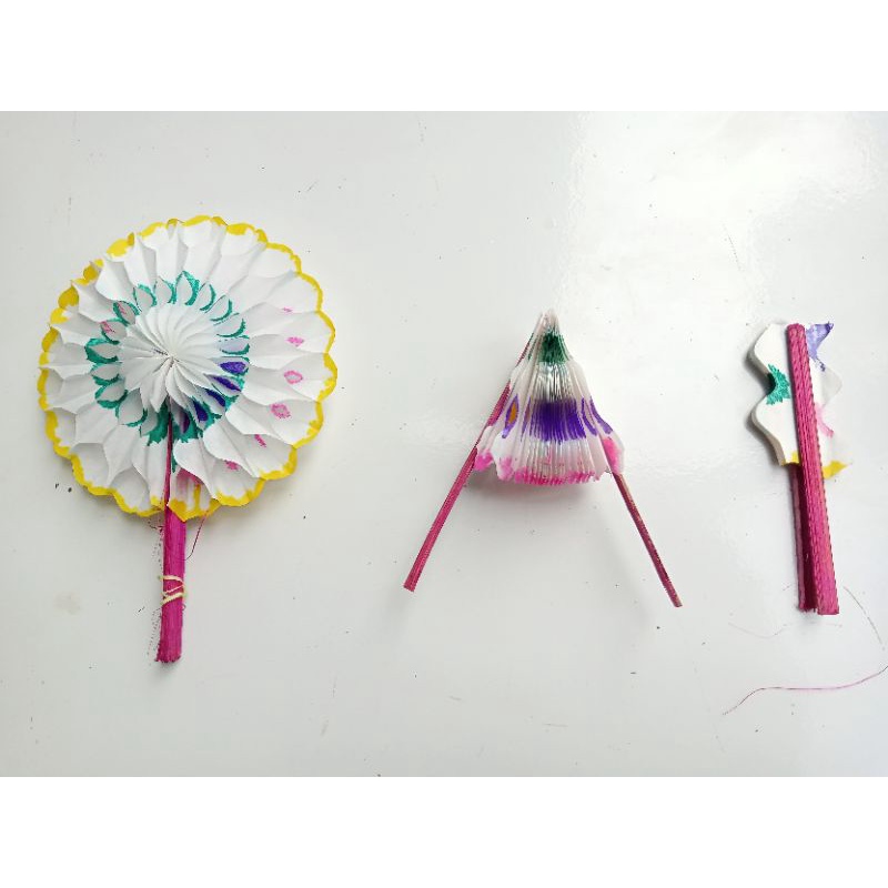 Jual kipas Osin kecil mini kipas lipat, kipas bunga, 1 pak isi 100 pcs ...