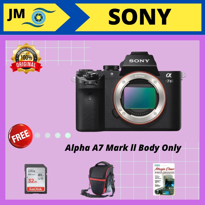 Jual Camera Sony Alpha A7 Mark II Body Only | Shopee Indonesia