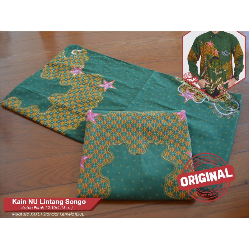 Jual Kain NU Nahdlatul Ulama Kaian Batik NU Lintang 9 Bahan Batik NU ...