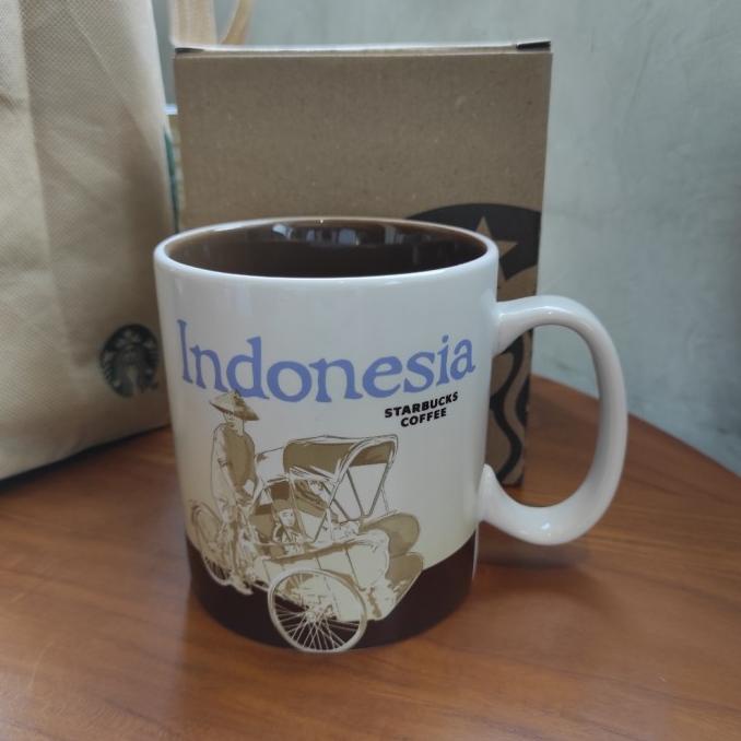 Jual Starbucks Coffee Mug Indonesia City Series Grande Ceramic | Shopee ...