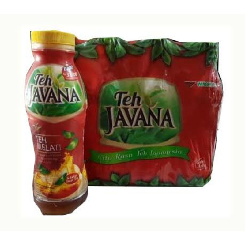 Jual Teh Javana Original Melati / Gula Batu Botol isi 350 ml | Shopee ...