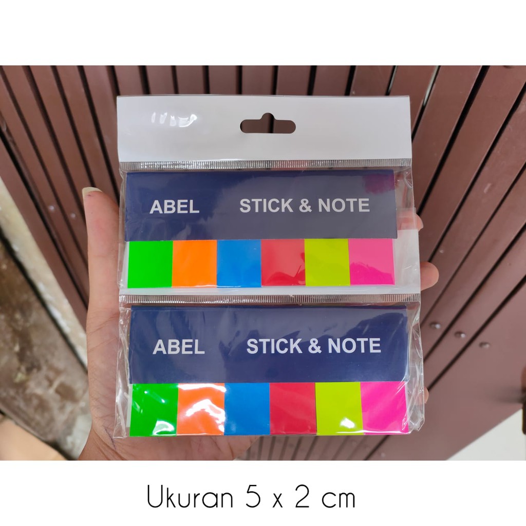 Jual stick note abel 5 x 2 cm isi 180 tempel | Shopee Indonesia