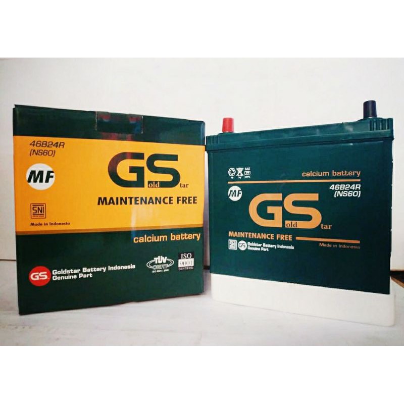 Jual AKI MOBIL MAINTENANCE FREE MF NS60 46B24R AKI KERING Avanza Rush Gran Max Carry APV L-300 ...