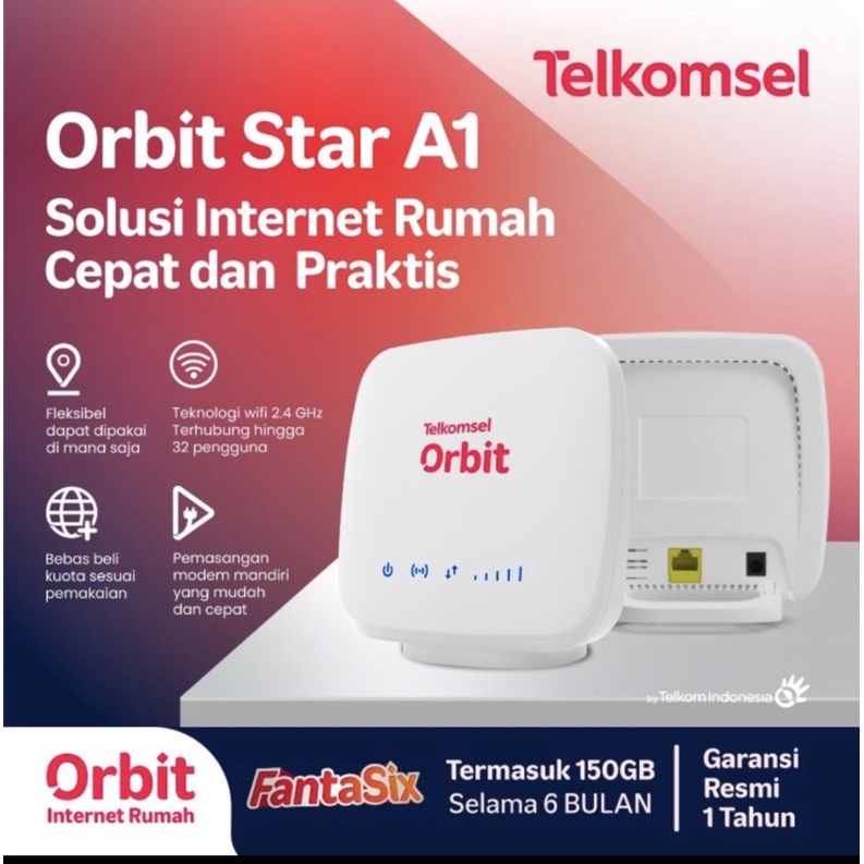 Jual Telkomsel Orbit Star A1 Modem 4G Wifi High Speed | Shopee Indonesia