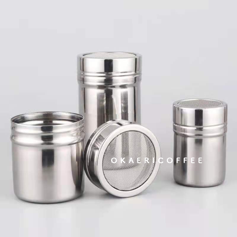 Jual Coffee Powder Sprinkler / Penabur Bubuk Stainless / Wadah Bubuk ...