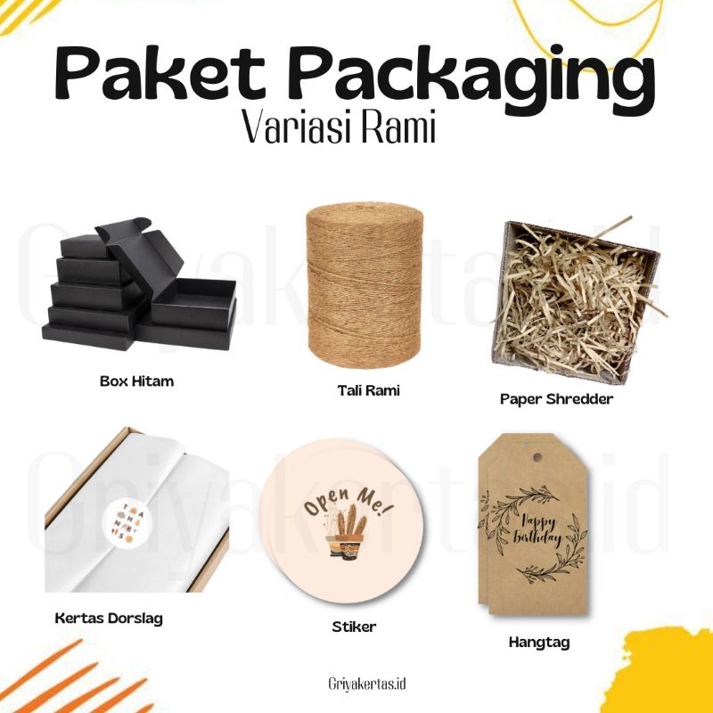 Jual Paket packaging hampers | Paket packaging premium rami | paket ...