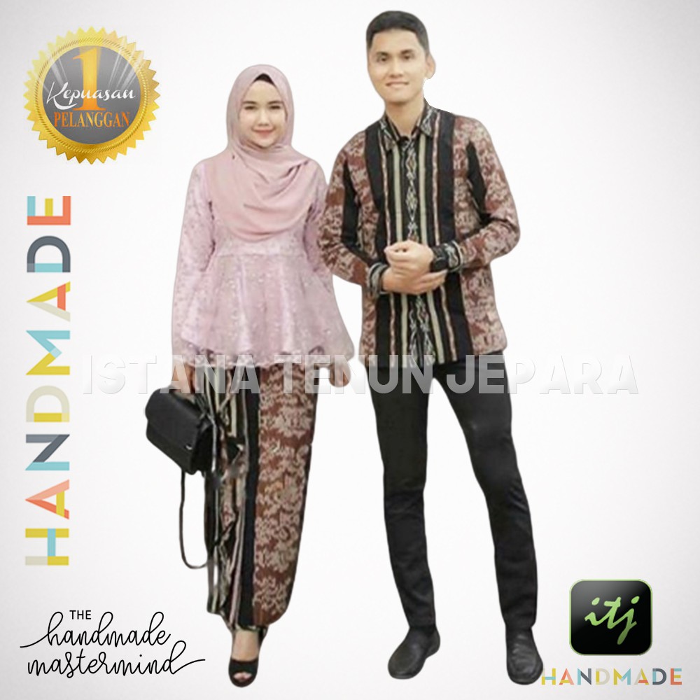 Jual Batik Couple / Sarimbit Batik Keluarga / Couple Tenun Troso ...