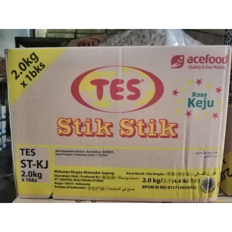 Jual tes stik stik rasa keju kemasan 2kg | Shopee Indonesia