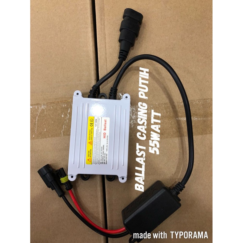 Jual BALAST CASING PUTIH 55 WATT | Shopee Indonesia