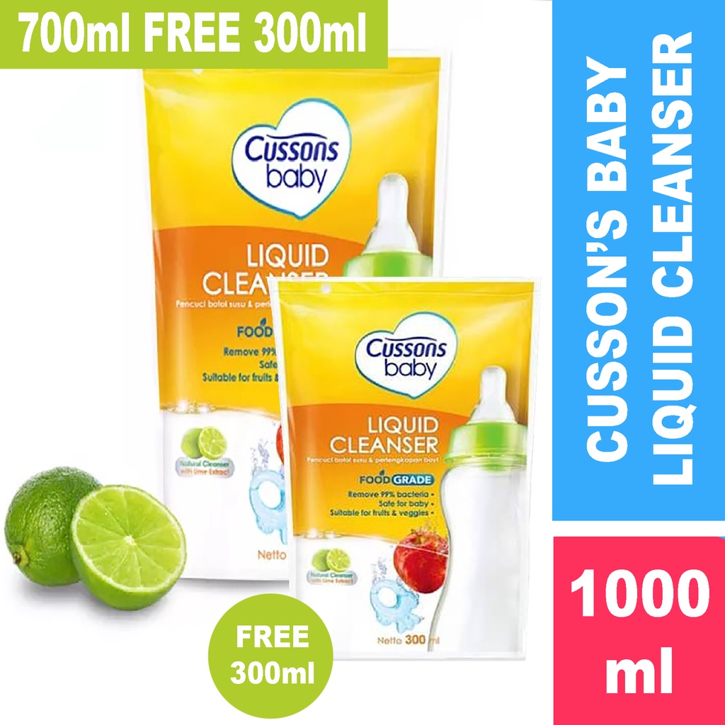 Jual Bisa COD Beli 1 Gratis 1- Cussons Baby Liquid Cleanser - Cussons ...