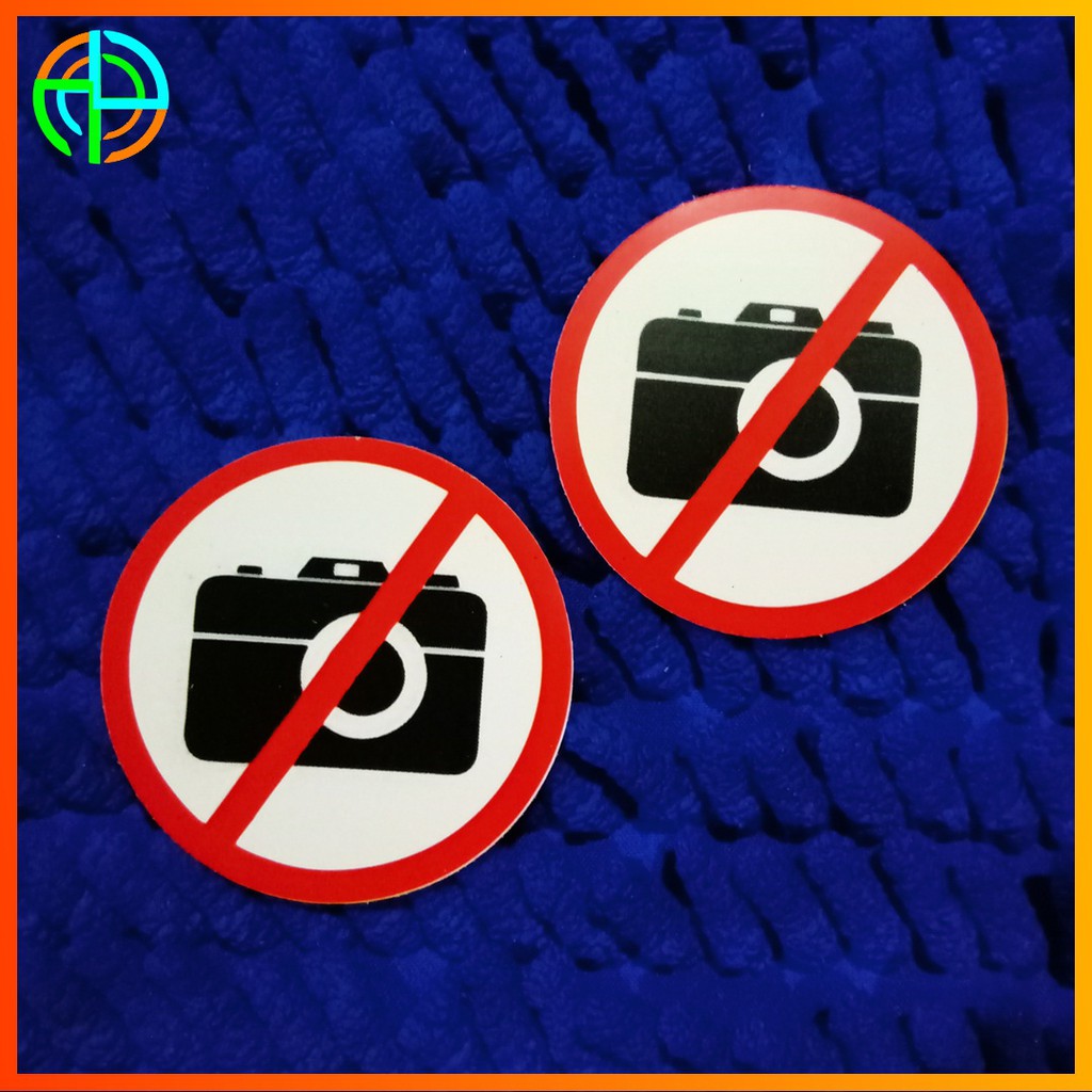 Jual (isi 05) Stiker Thailook Dilarang Memotret Sticker Motor Setiker ...