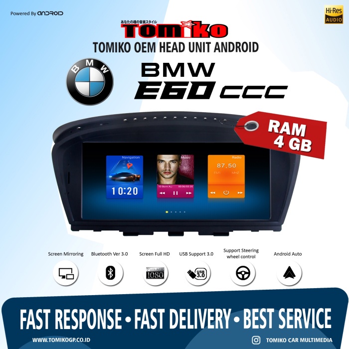 Jual *Promo* Tomiko Head Unit Android OEM BMW E60 CCC | Shopee Indonesia