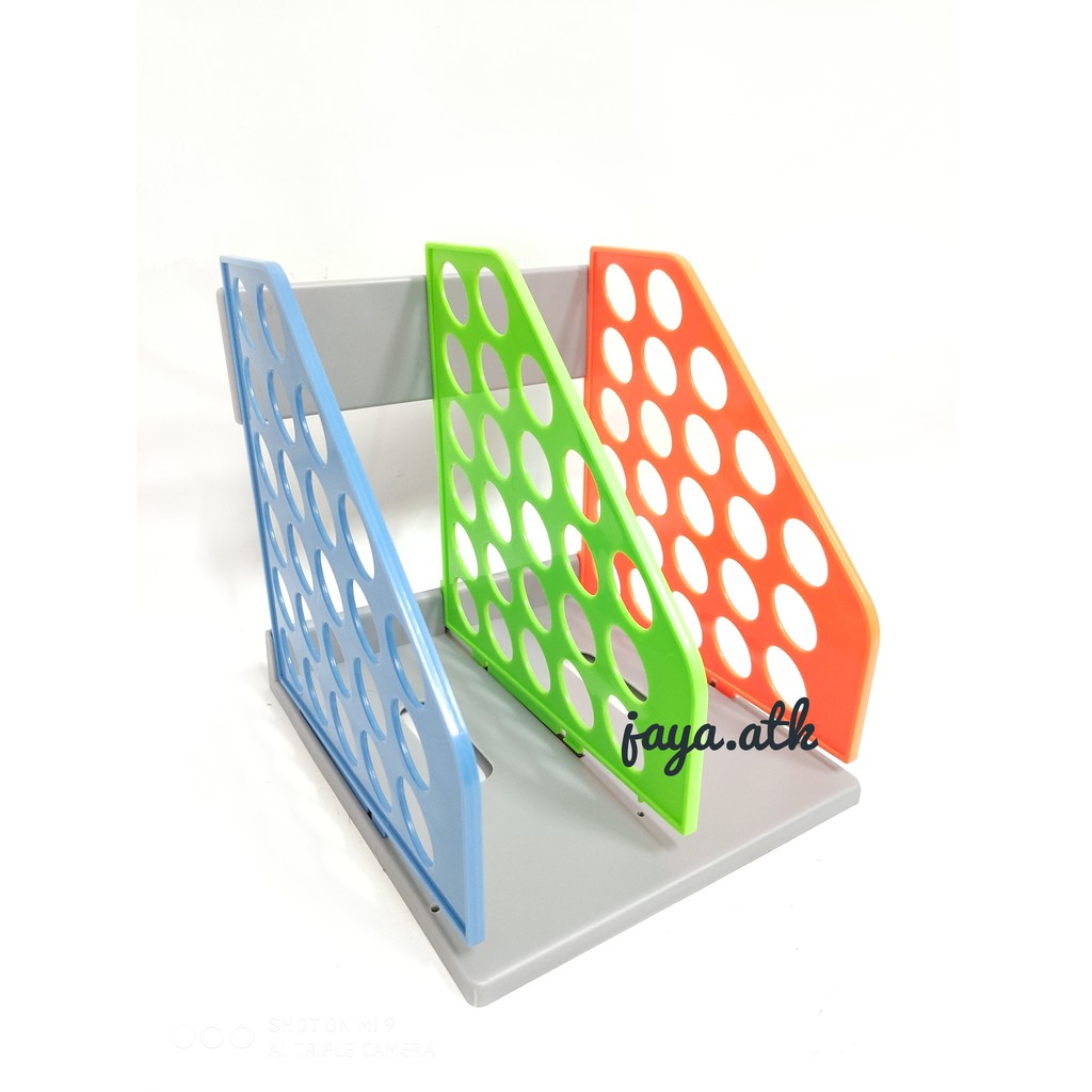 Jual BOX FILE PLASTIK RAKIT BOKS FAIL RAKIT 2 SUSUN WARNA WARNI BOOK ...
