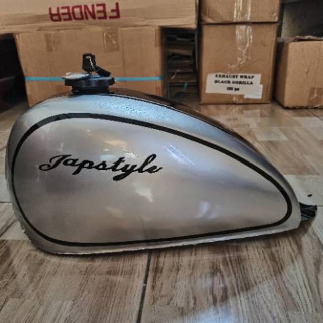 Jual Tangki japstyle custom tebal GL tiger megapro scorpio thunder ...