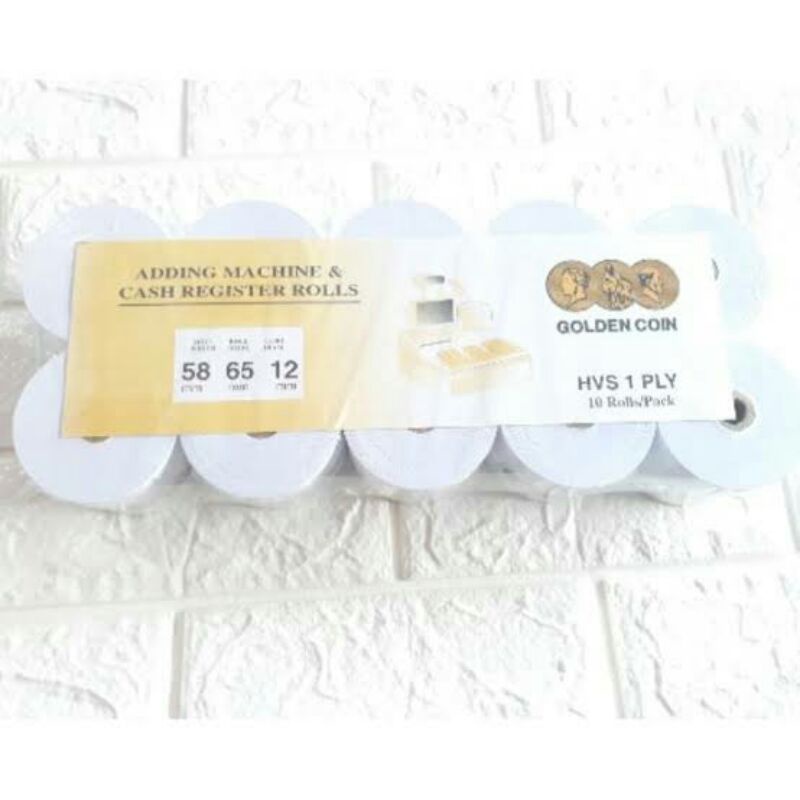 Jual Kertas Telstruk | Kertas Kasir 58 x 65 x 12mm HVS | Shopee Indonesia