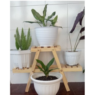 Jual Rak bunga SUSUN MURAH DAN minimalis / tempat bunga berat 1 kg ...