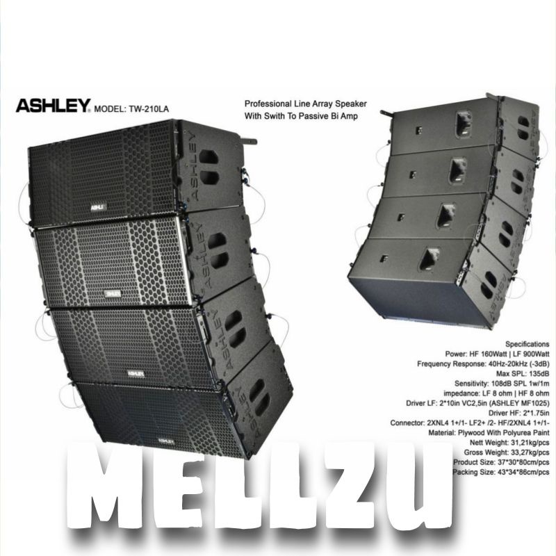 Jual Speaker Line Array Ashley TW 210 LA Original Passive Array TW ...