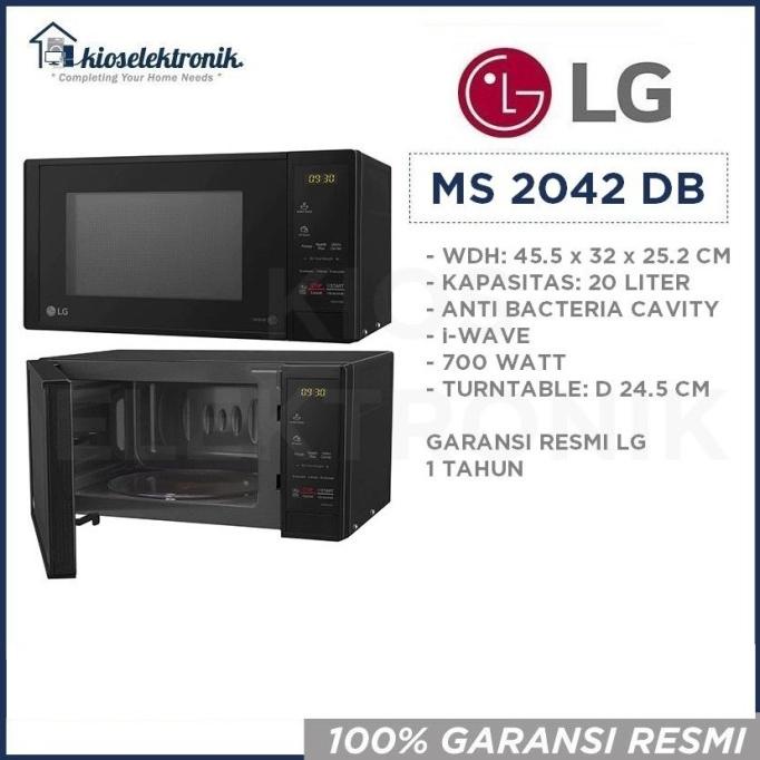 Jual LG MS2042DB Microwave Oven 20 L Solo - MS 2042 DB - MS2042 Lc | Shopee Indonesia
