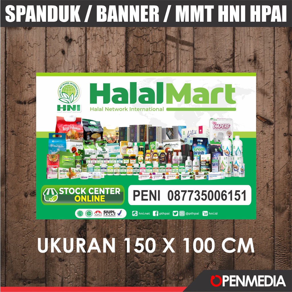 Jual BANNER / SPANDUK MMT STOKIS HNI HPAI / BANNER TOKO HNI / BANNER ...