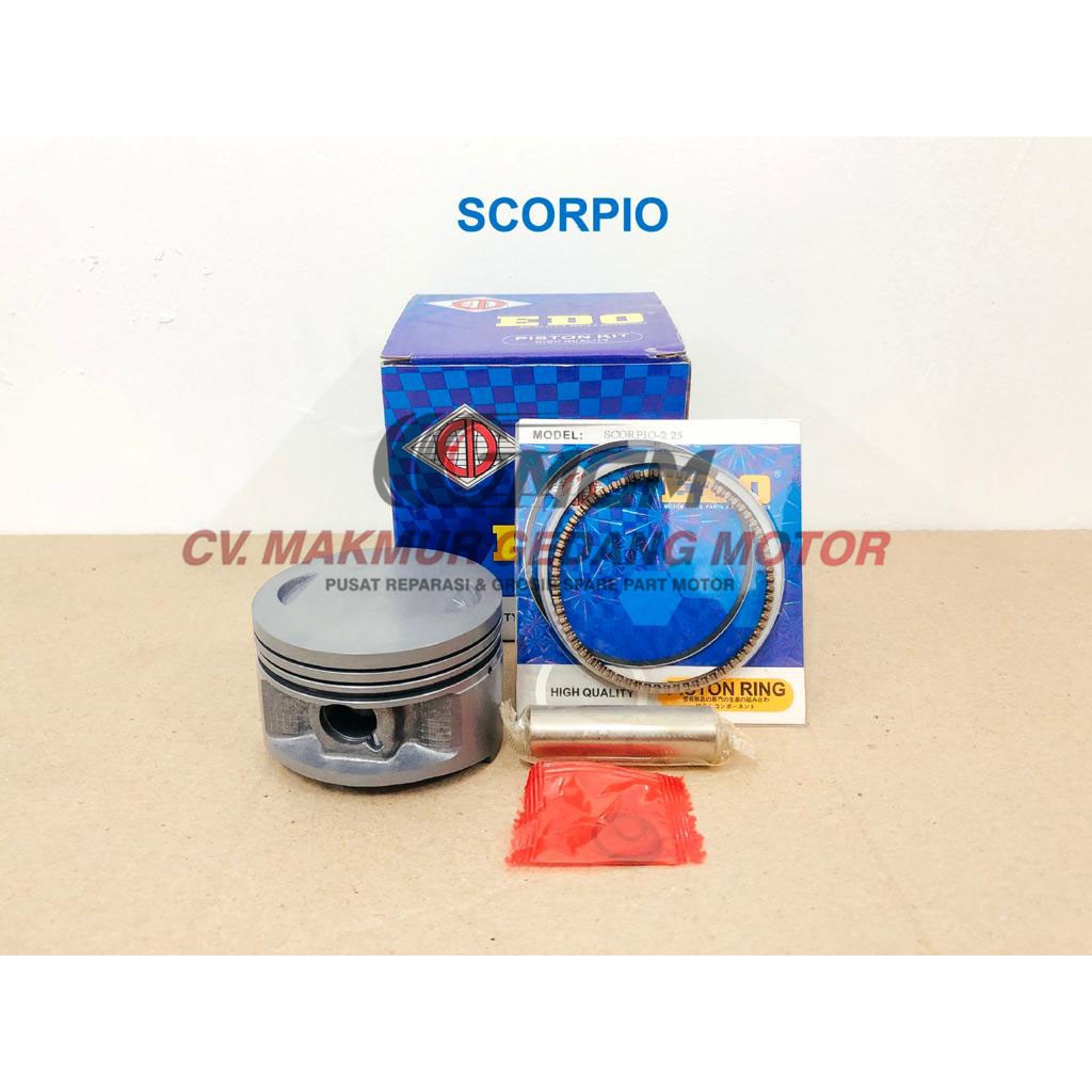 Jual PISTON KIT SCORPIO EDO | Shopee Indonesia