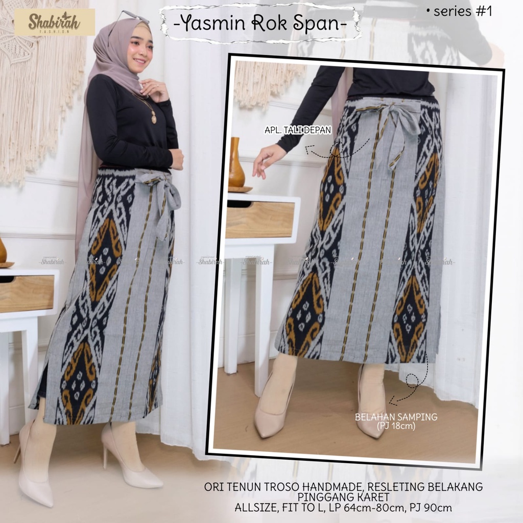 Jual Rok Span Batik Tenun Belah Samping Tenun Troso Original Handmade ...