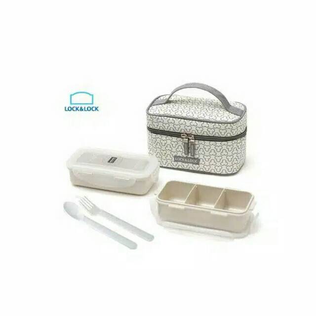 Jual LOCK & LOCK Lunch Box Clover Set 2 Layer /Lock n Lock tempat makan ...